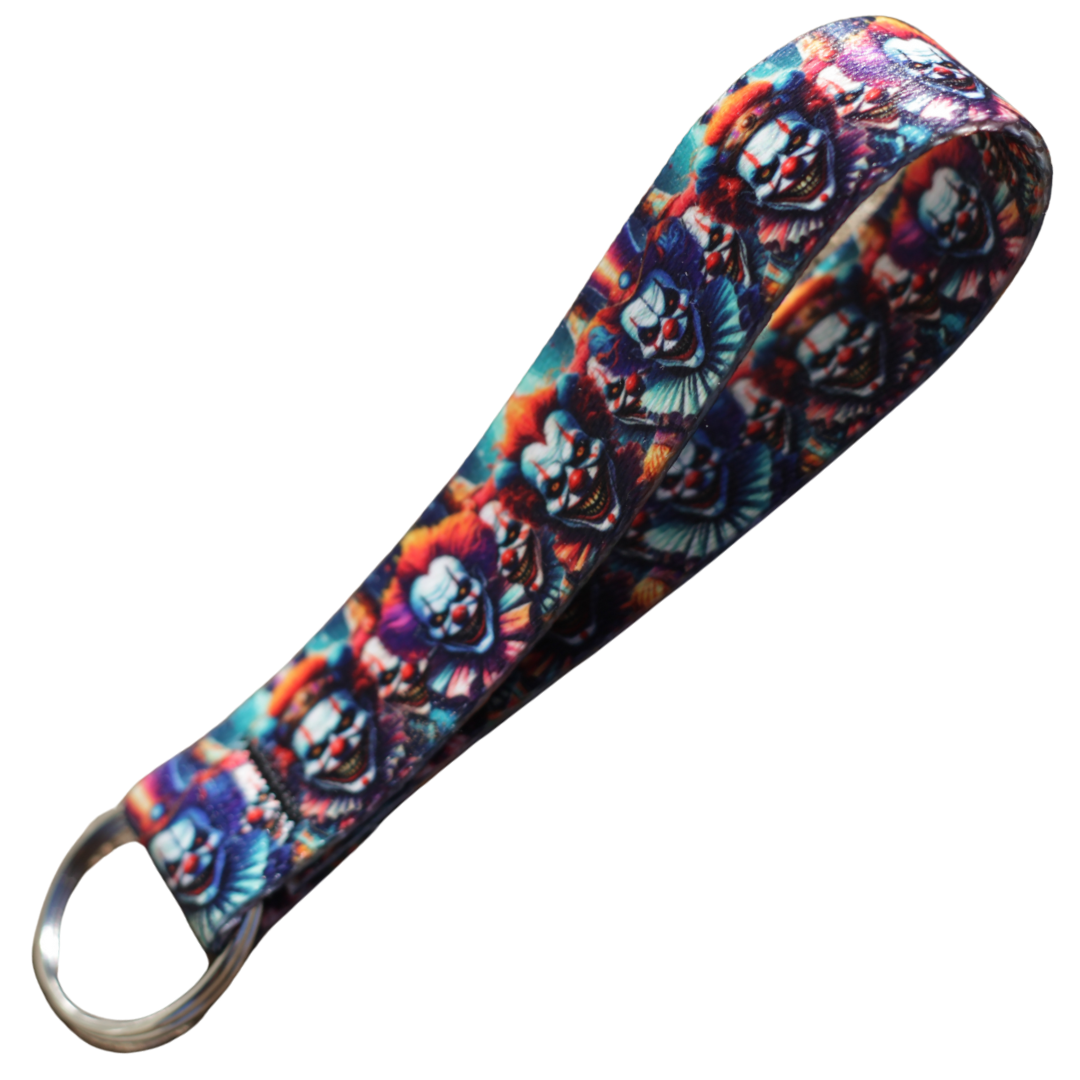 Evil Clowns Keychain – Horror Accessory – NW Straps