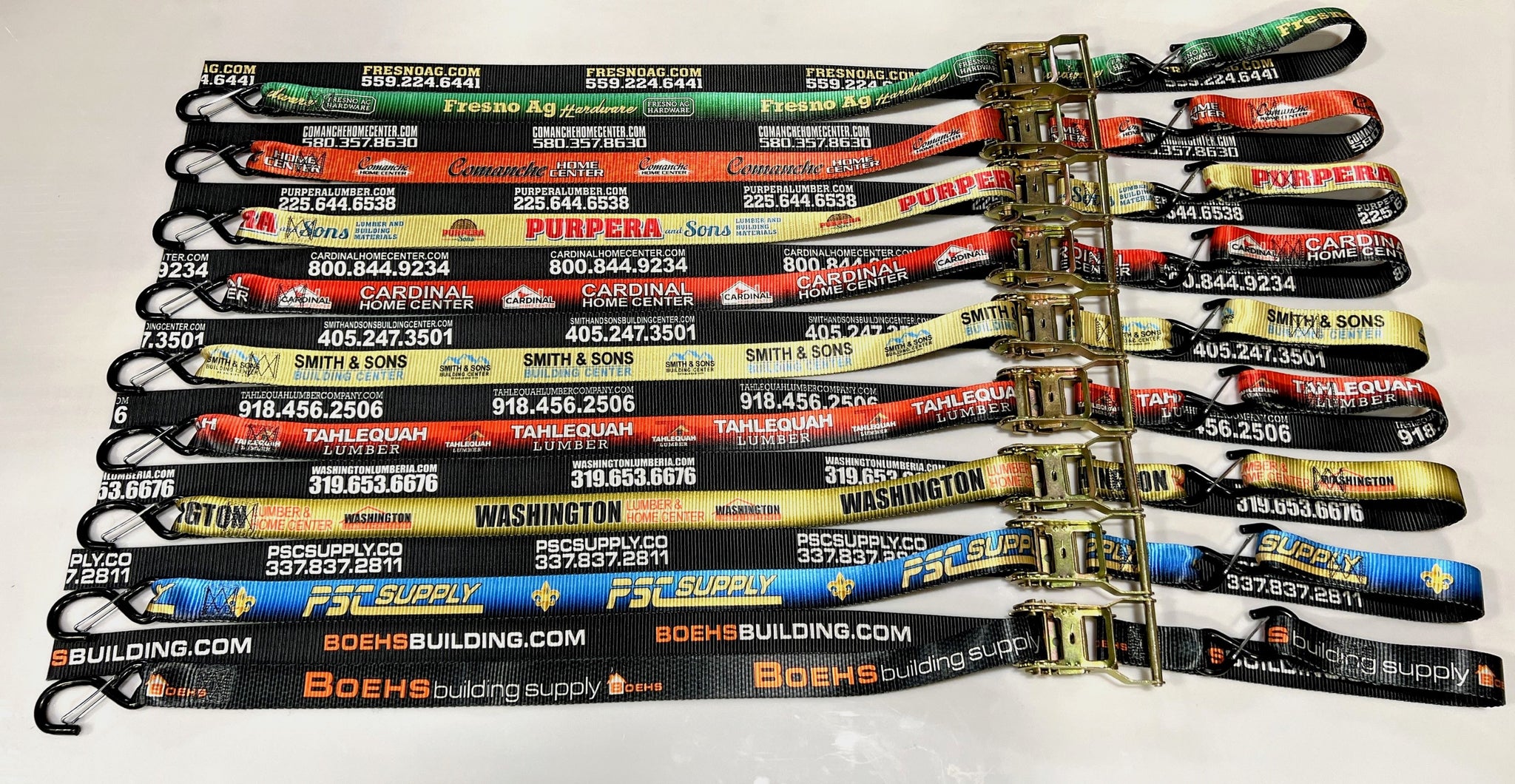 6' Custom 1 inch Ratchet Strap with Soft Loop. – NW Straps